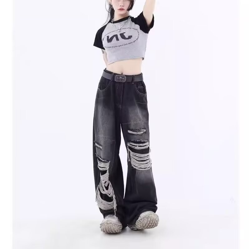 Kk-6060 กางเกงยีน คุณภาพสูง สีฟ้า PJKK7212 Black/P38 เครือข่าย XS-XL ...