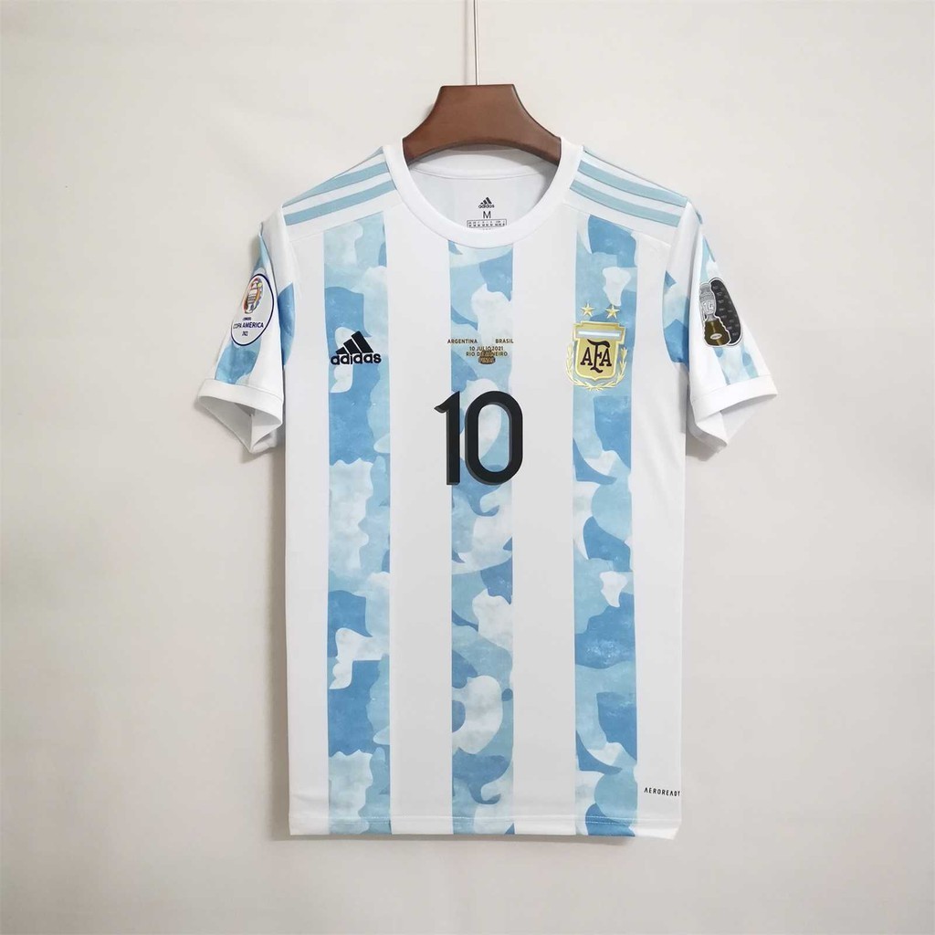 Messi ARG Home Copa America Final Edition 2021 #10 เสื้อกีฬาฟุตบอล ลาย ...