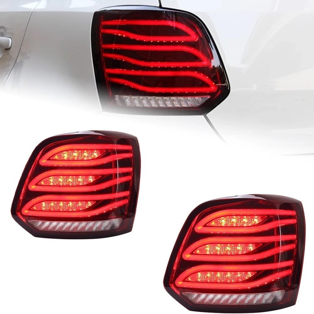 Car Styling Tail Lamp for Polo LED Tail Light 2009-2017 Polo Tail Lighs ...