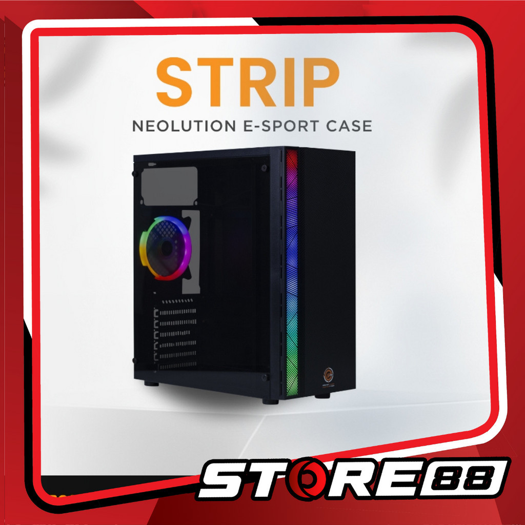Neolution E-Sport Gaming Case Strip RGB เคสคอมพิวเตอร์มีไฟ(G7_284) (รับประกัน 1 ปี) | Shopee ...