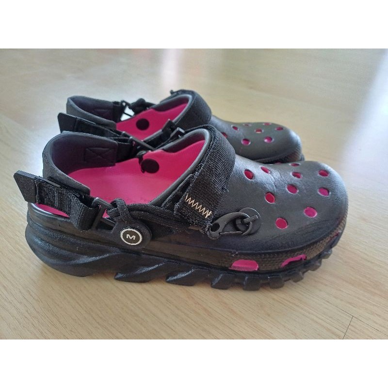 CROCS รุ่น Post Malone x Duet Max Clog 'Black' Sz.M6/W8 (ประมาณ 38-39 ...
