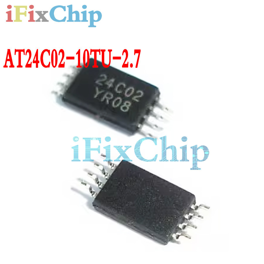 10 ชิ้น AT24C02-10TU-2.7 AT24C02 24c02 TSSOP8 ใหม่ | Shopee Thailand