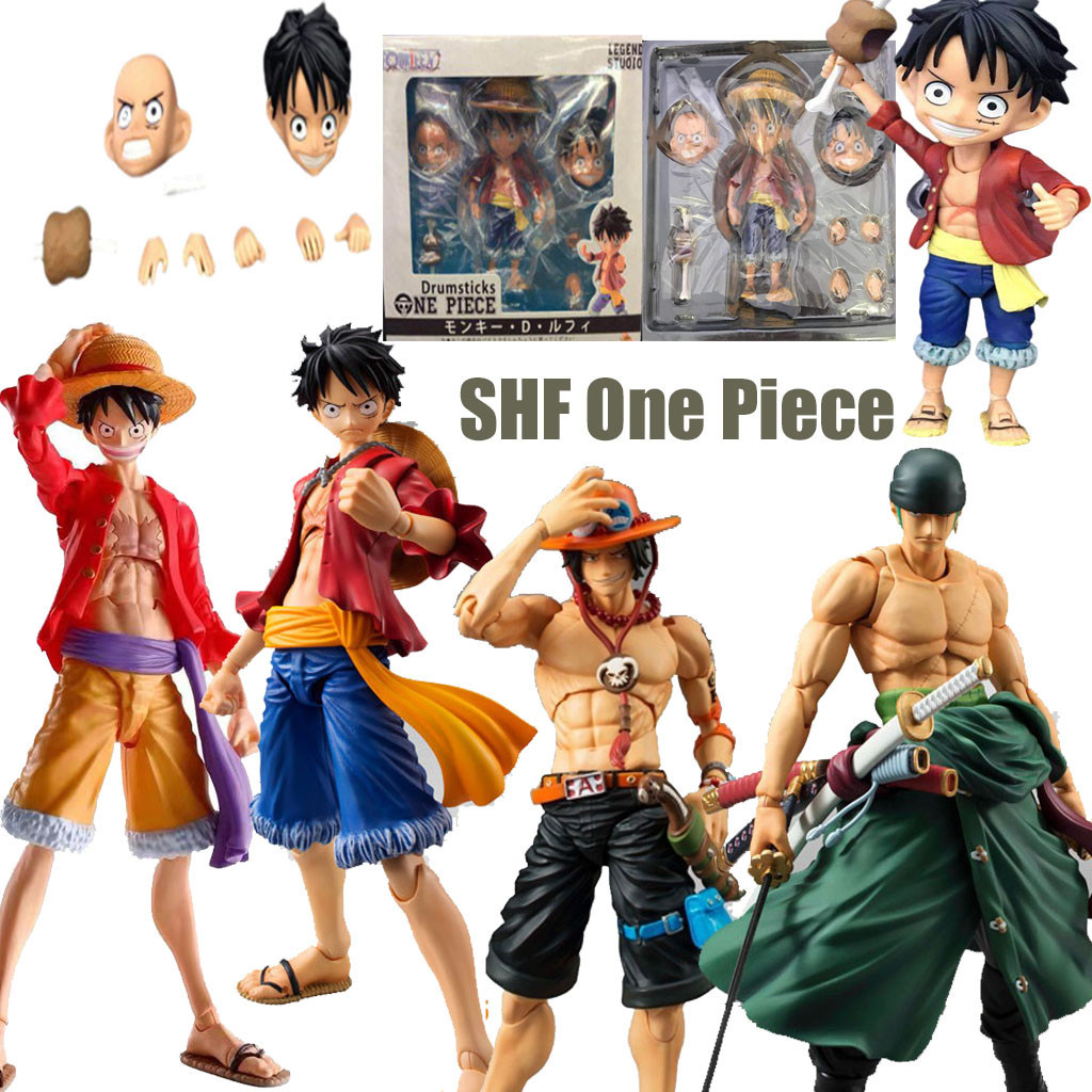 Shf ฟิกเกอร์ One Piece Articulado Luffy S.H. โมเดลฟิกเกอร์ Figuart Zoro ...