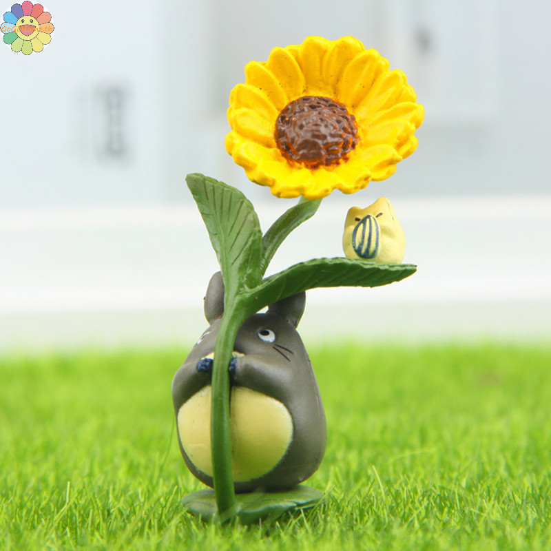 Gogo ตุ๊กตาฟิกเกอร์ PVC รูปการ์ตูนดอกทานตะวัน สามมิติ DIY สําหรับตกแต่ง ...