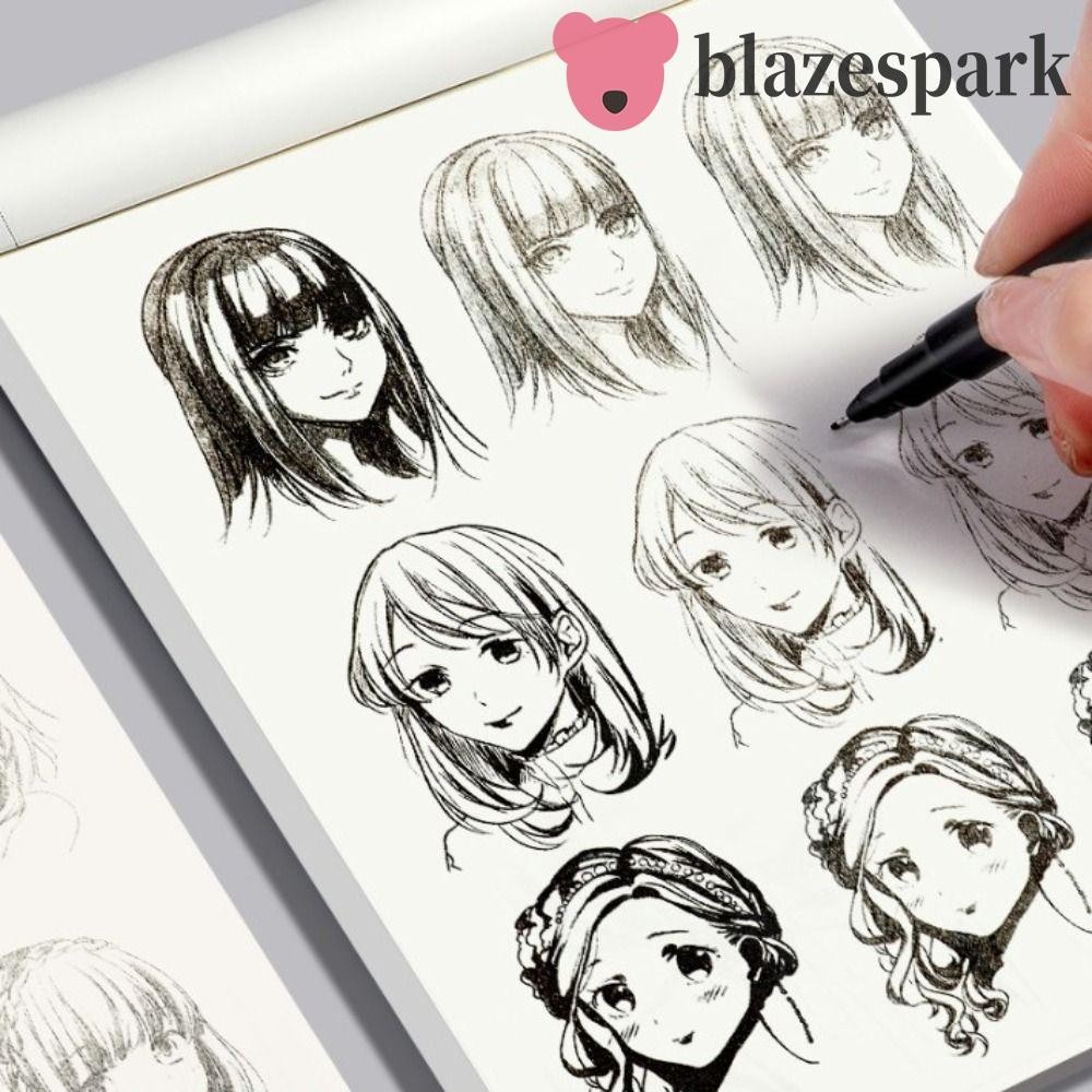 Blazespark อะนิเมะมือวาดหนังสือ,สามเณร Zero Basic Comics Girl Boy Manga Sketching Tutorial ...