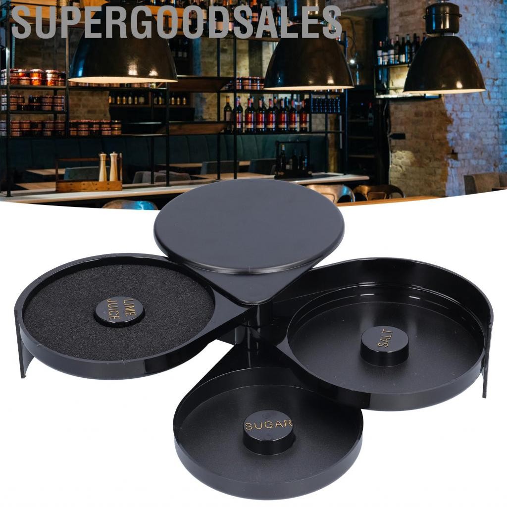 Supergoodsales PSSopp แก้ว Rimmer ค็อกเทล ABS Sponge 3 ชั้นหมุน TIER ...