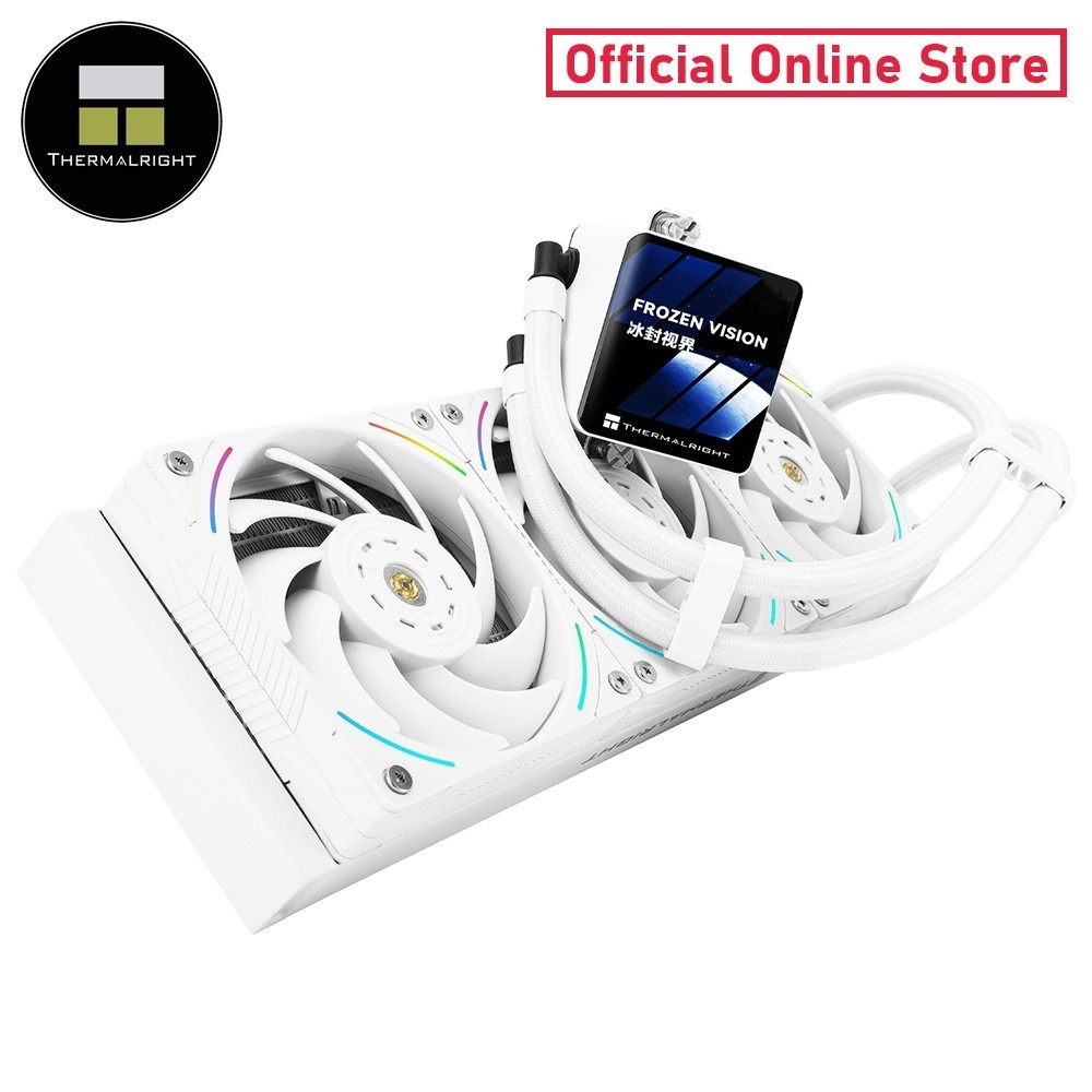 Thermalright FROZEN VISION 360 WHITE ARGB AIO Liquid CPU Cooler (AM5 ...