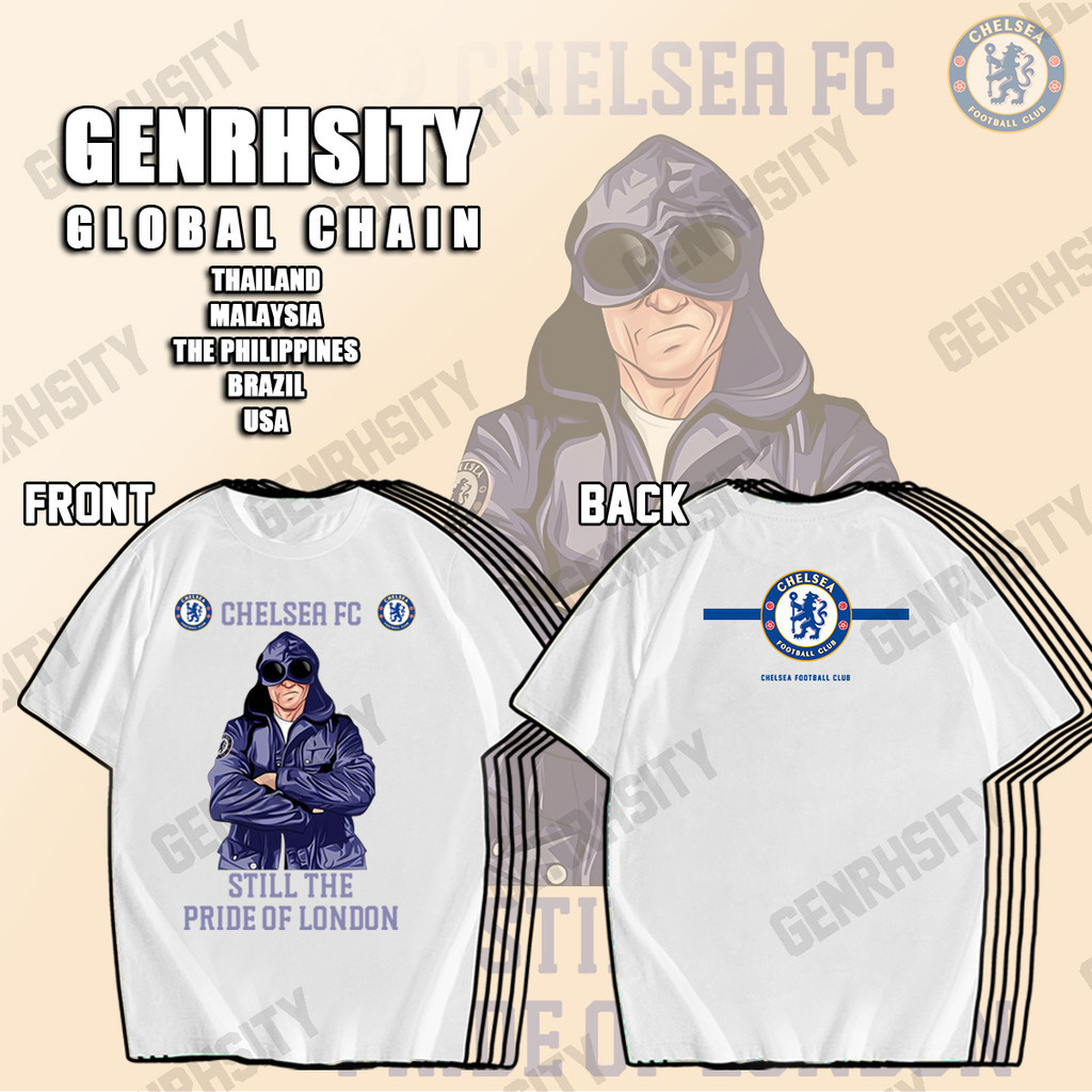 เสื้อ Chelsea Football Club 1905 CFC Y2k เสื้อยืดคอกลม พิมพ์ลายกราฟฟิค ...