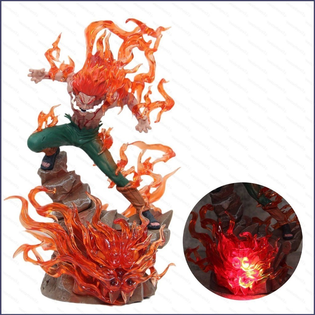 โมเดลฟิกเกอร์ Naruto Might Guy Night Guy Hachimon Tonko ของเล่นสําหรับ ...