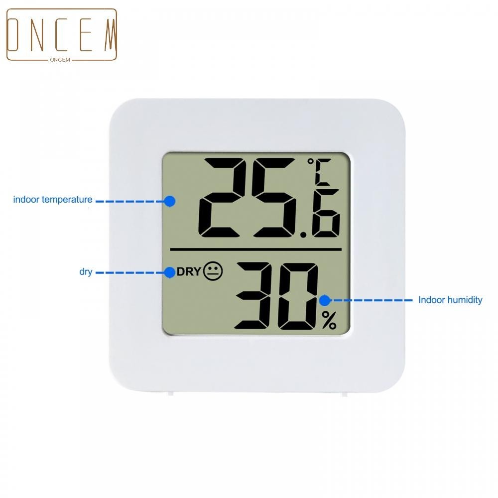 【Final Clear Out】Thermohygrometer Clear LCD Display Outdoor Thermometer ...