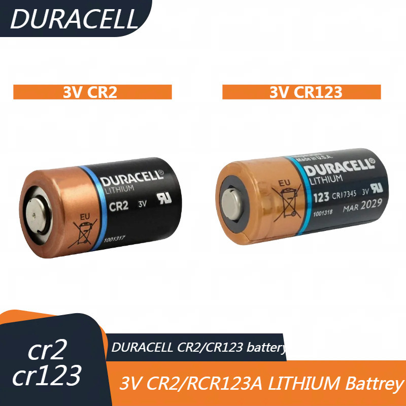 Duracell แบตเตอรี่ลิเธียม 3V CR123A CR2 123A CR17345 DL123A 16340 battery | Shopee Thailand