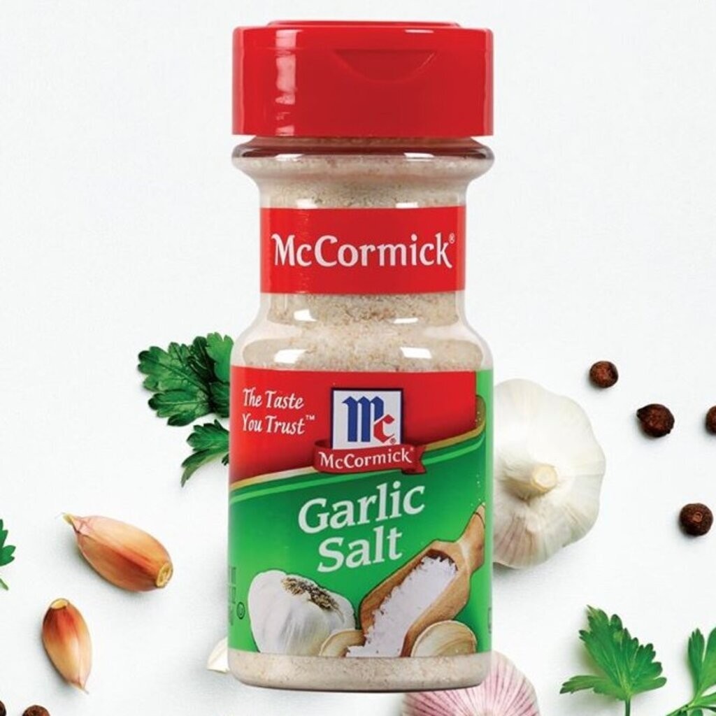 McCormick Garlic Salt เกลือผสมผงกระเทียม ตราแม็คคอร์มิค ขนาด 148 กรัม ...