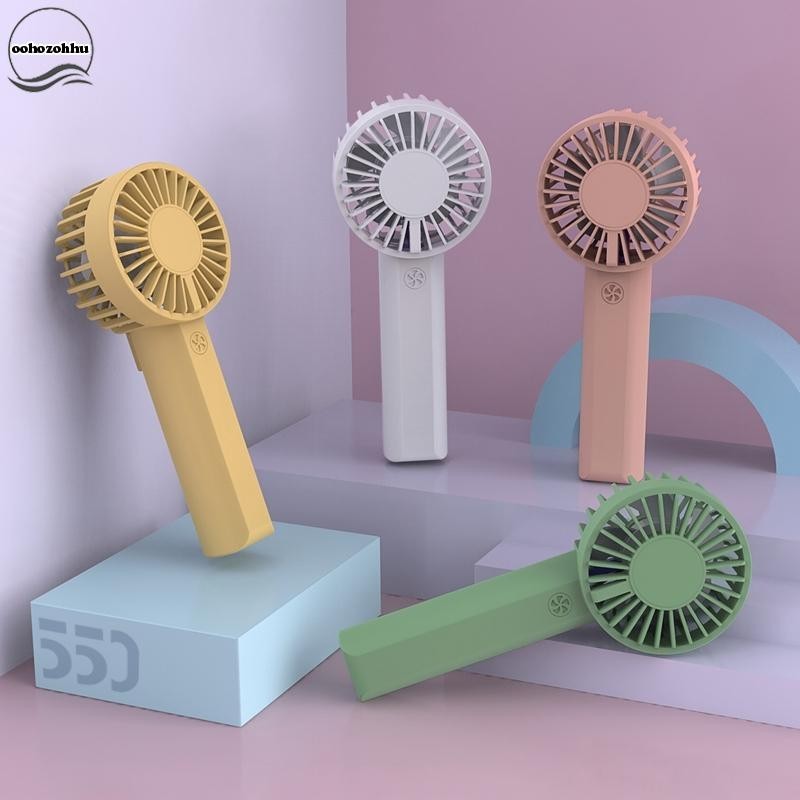 Ooh พัดลมมือถือ ขนาดเล็ก แบบพกพา ปรับความเร็วได้ 3 ระดับ ชาร์จ USB ...