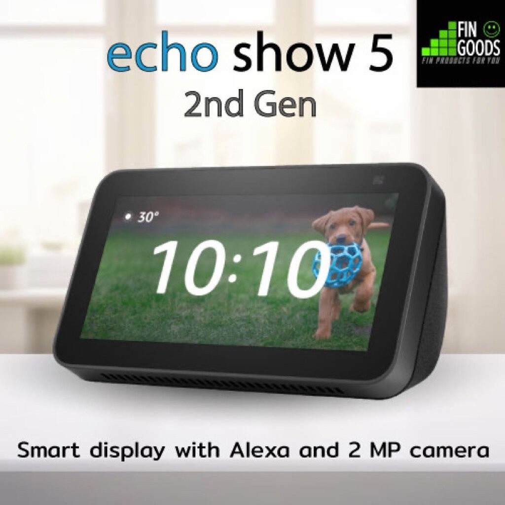 AMAZON ECHO SHOW 5 (Gen 3) ลำโพงอัจริยะ หน้าจอสัมผัส ขนาด 5.5 นิ้ว สั่ง ...