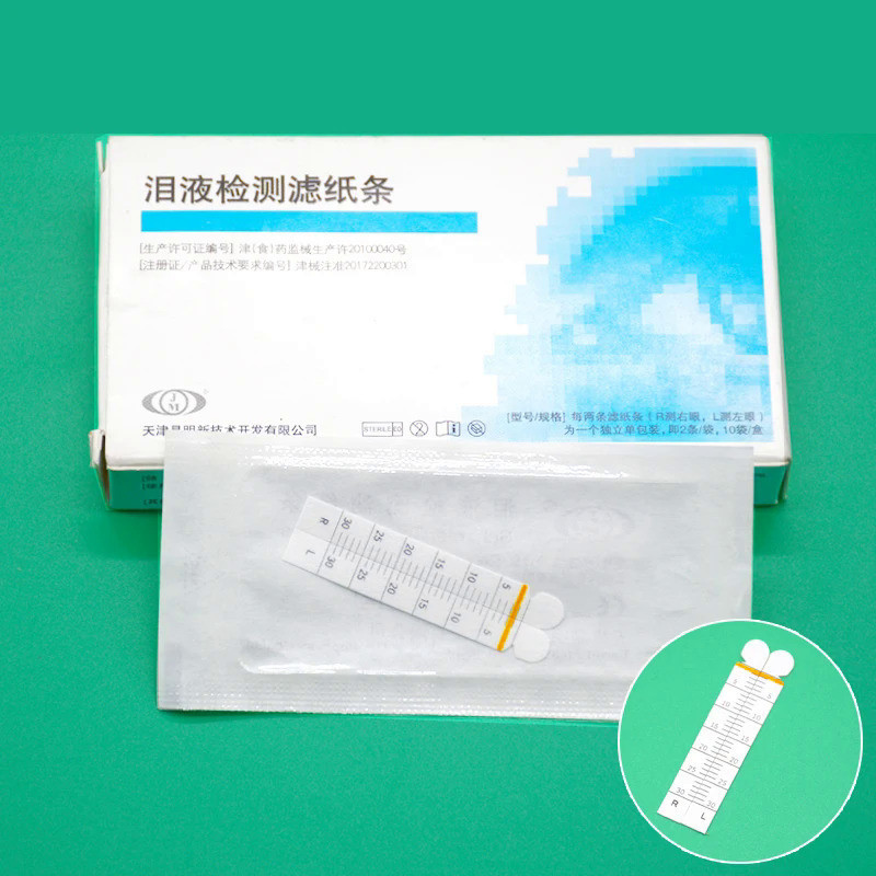 Ophthalmic tear test filter paper artificial test strips tear secretion ...