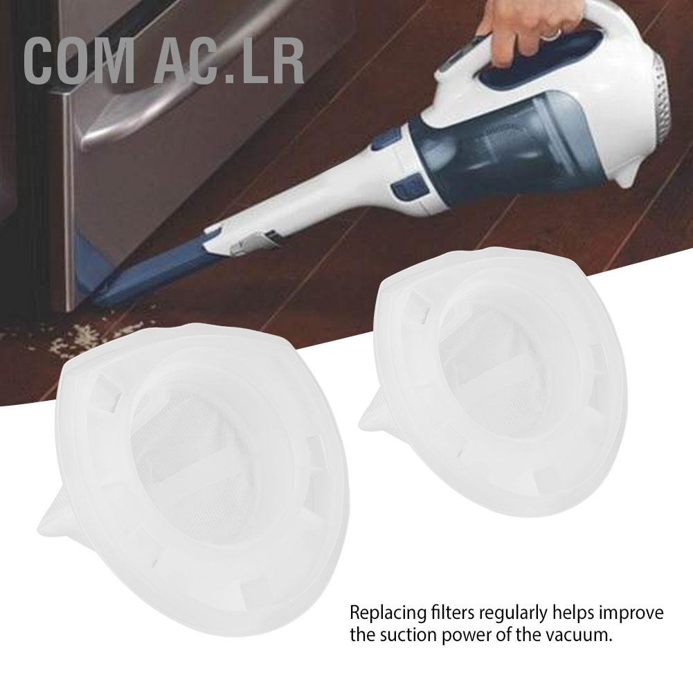 Com Ac.lr ตัวกรองทดแทน 2 ชิ้นสำหรับ Black & Decker VF110 เครื่องดูดฝุ่น ...