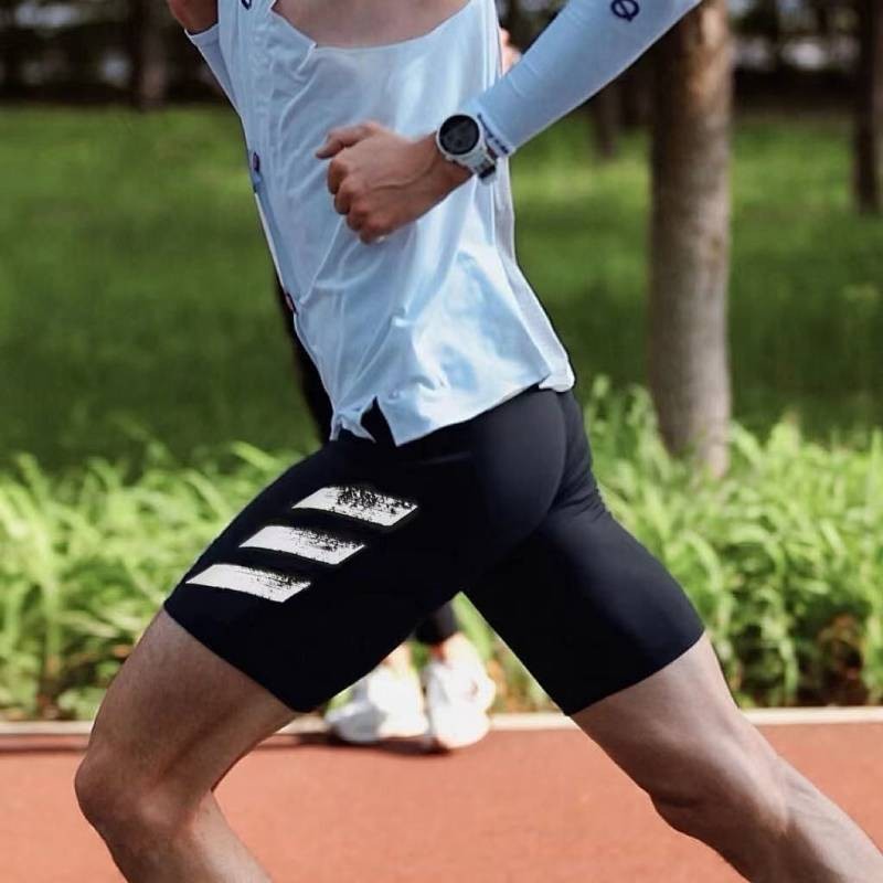 Track and Field Sports Basketball Sports Fitness Five-Point Tights Men ...