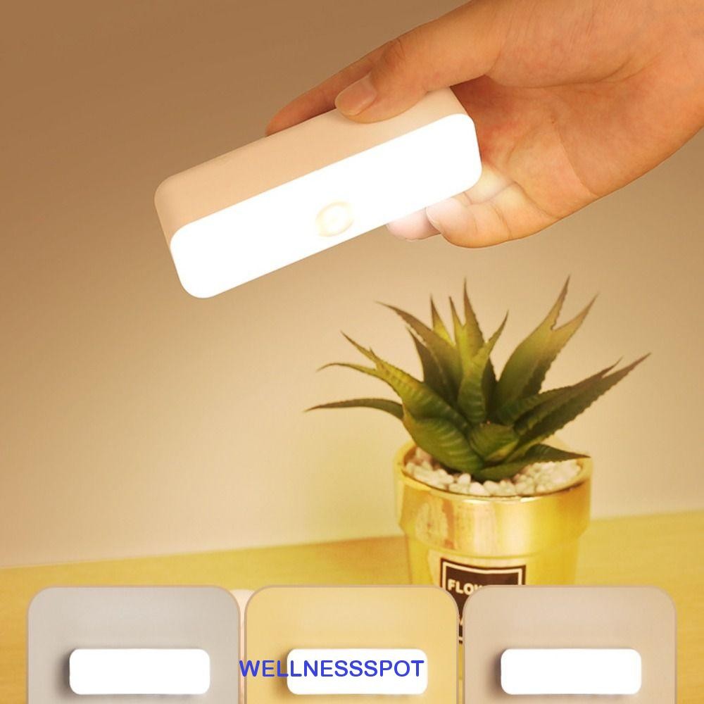 Wellnessspot ไฟอ่านหนังสือ, หรี่แสงได้ติดผนังภายใต้ไฟตู้, แสงตกแต่ง USB ชาร์จไร้สายแม่เหล็กตู้ ...