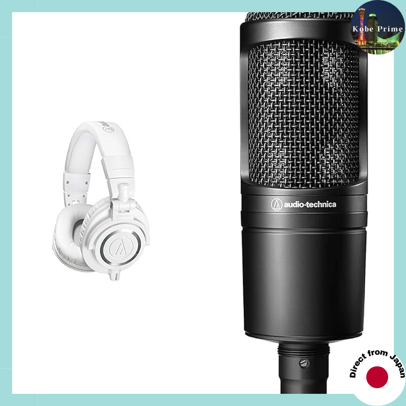 Audio-Technica Professional Monitor Headphones ATH-M50xWH & Audio ...