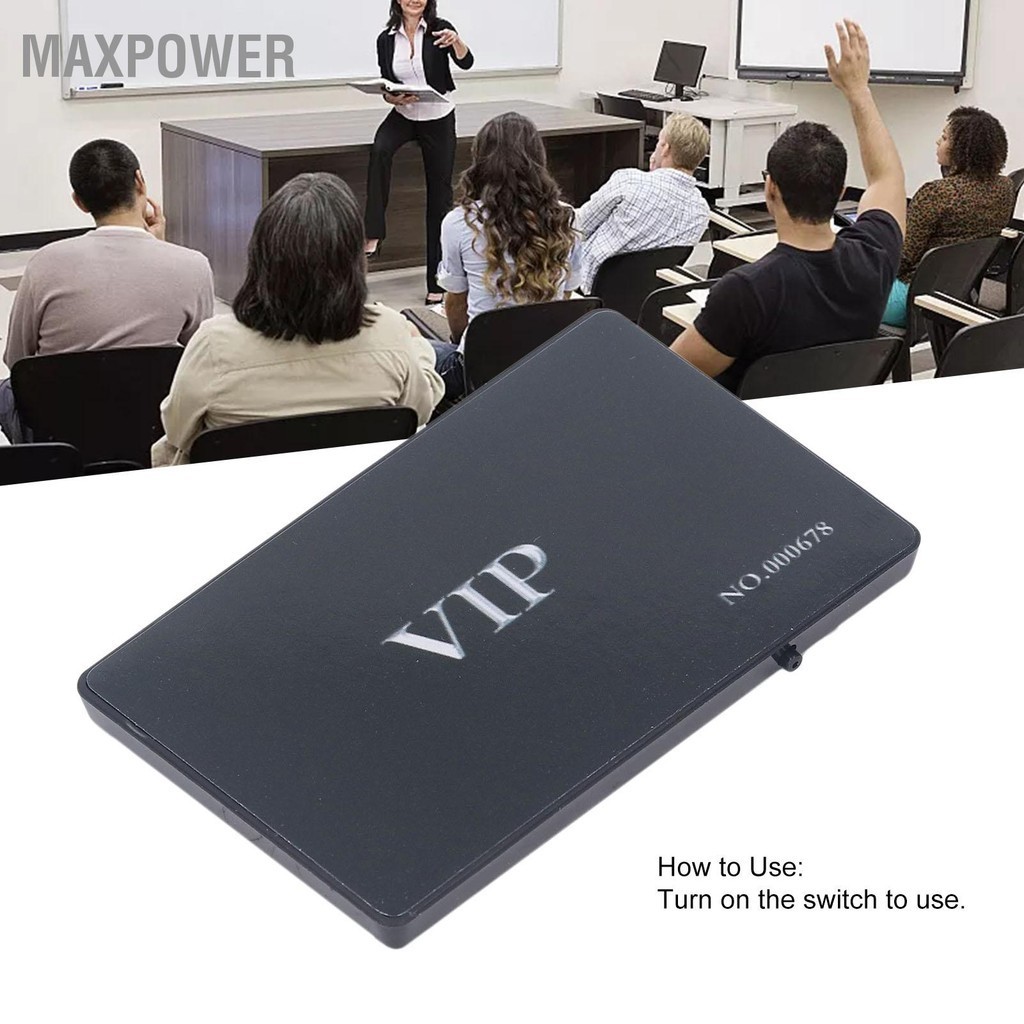 Maxpower เครื่องบันทึกเสียง Voice Activated Card Shape USB 2.0 40H ความ ...