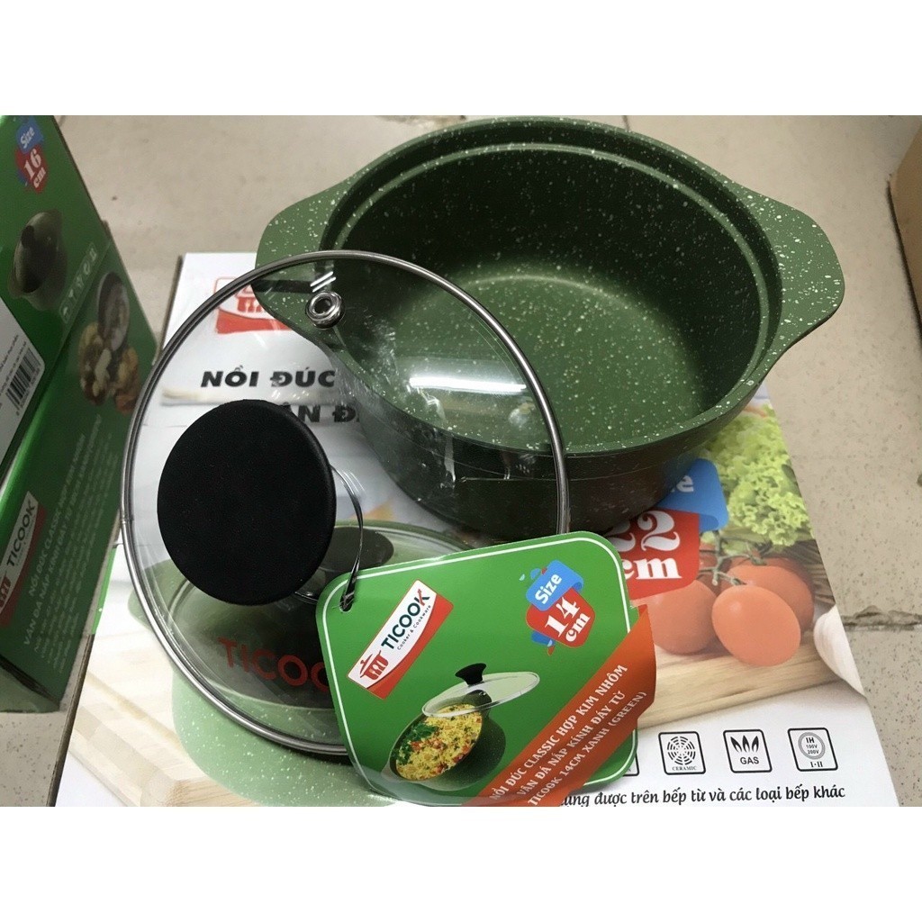 Ticook หม ้ อแม ่ พิมพ ์ เคลือบหินไม ่ ติดเกาหลี | Shopee Thailand