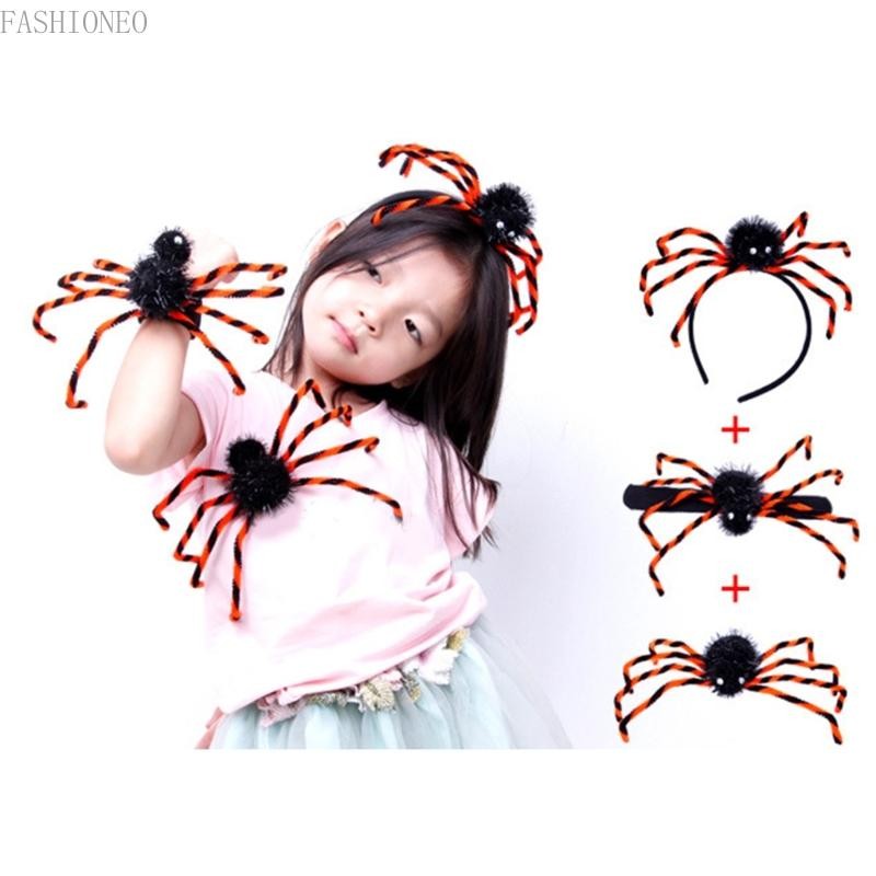 Fas Gothic Spiders Hairhoops ฮาโลวีนฉลองแถบคาดศีรษะ Family Party เข็ม ...