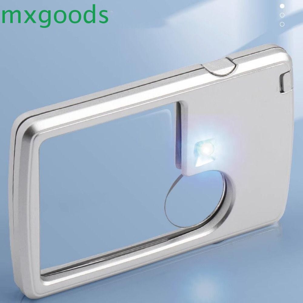 Mxgoods แว่นขยาย Jewellery, Mini LED ประเภทการ์ดแว่นขยาย,ทนทาน 3X 6X ABS แบบพกพาอ่านขยายซ่อม ...