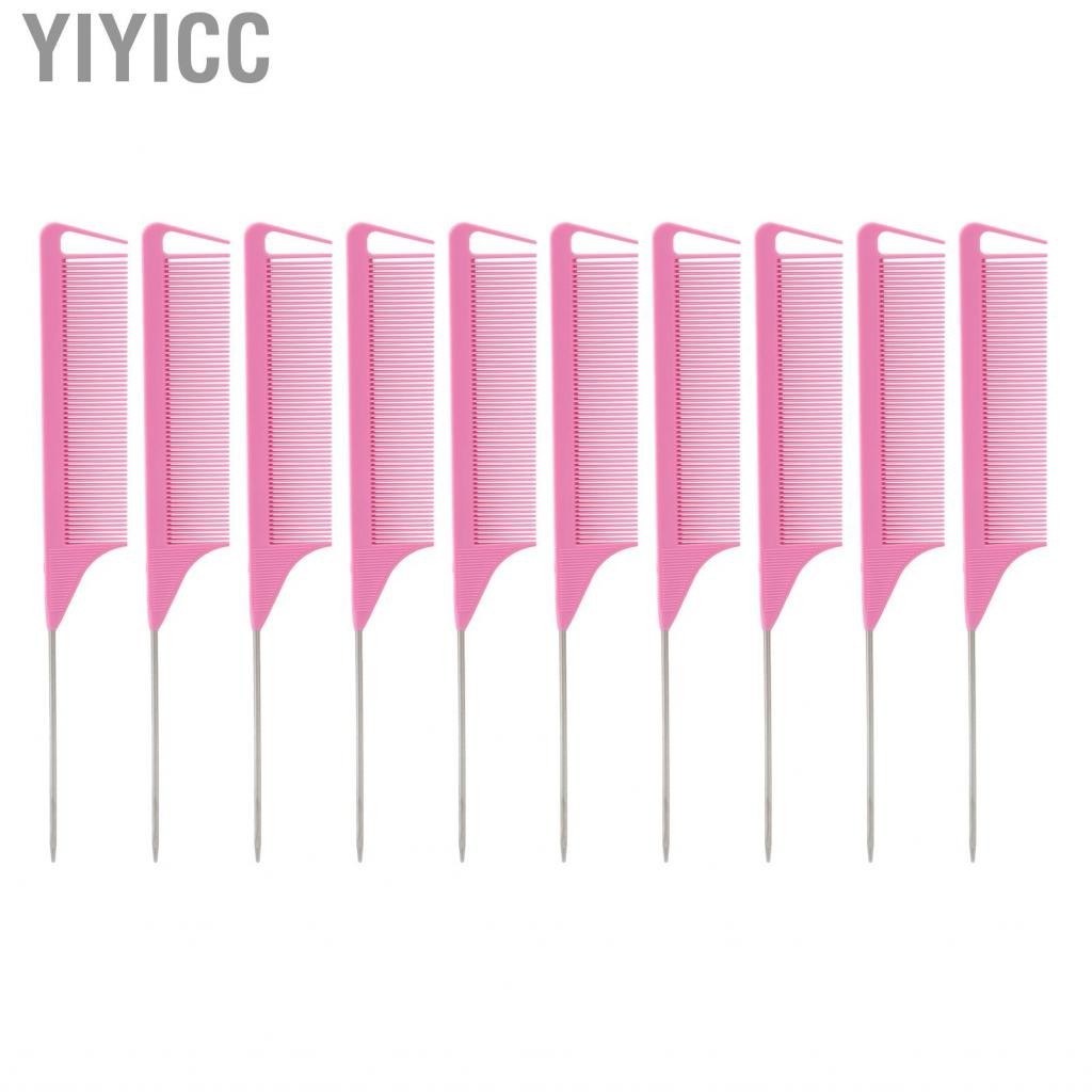 Yiyicc Hair Parting Combs Comfortable Grip Prevent Deformation Heat ...