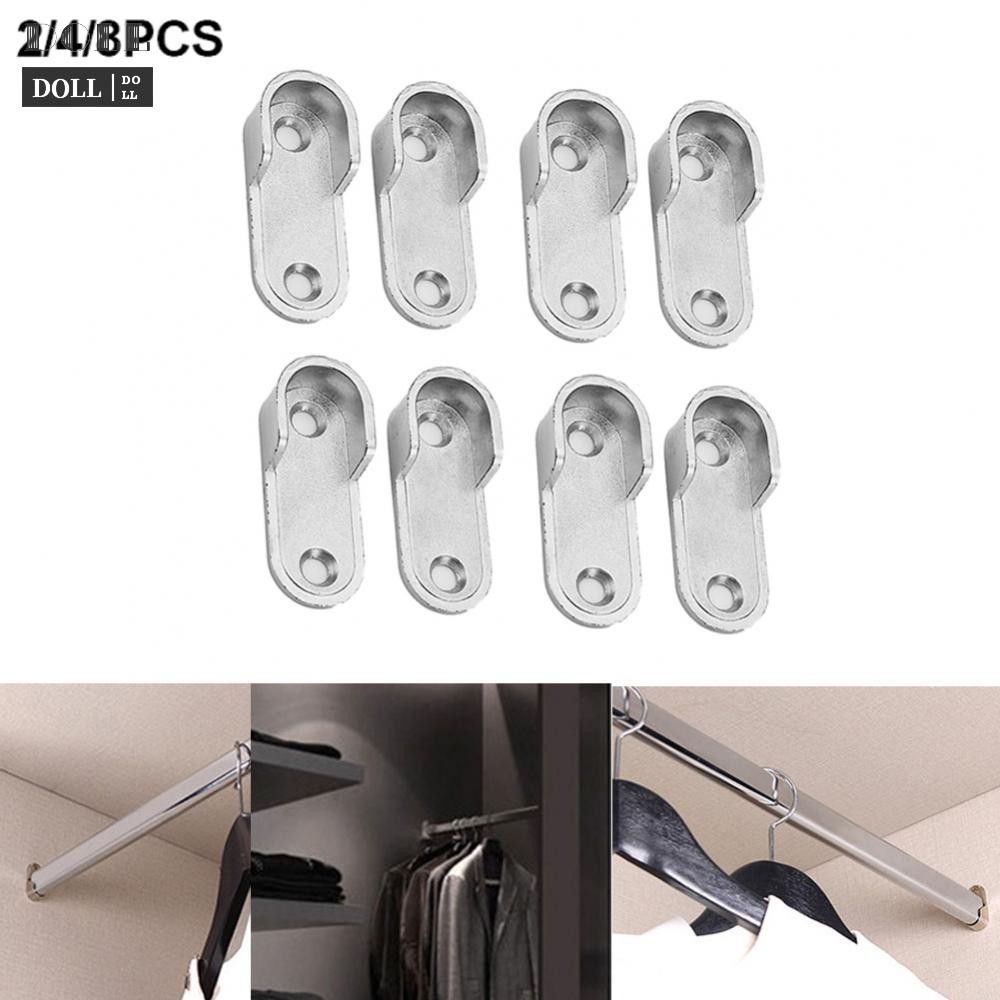 -NEW-Closet Brackets Cloth Holder Clothes Tube Support Pole&Bracket ...