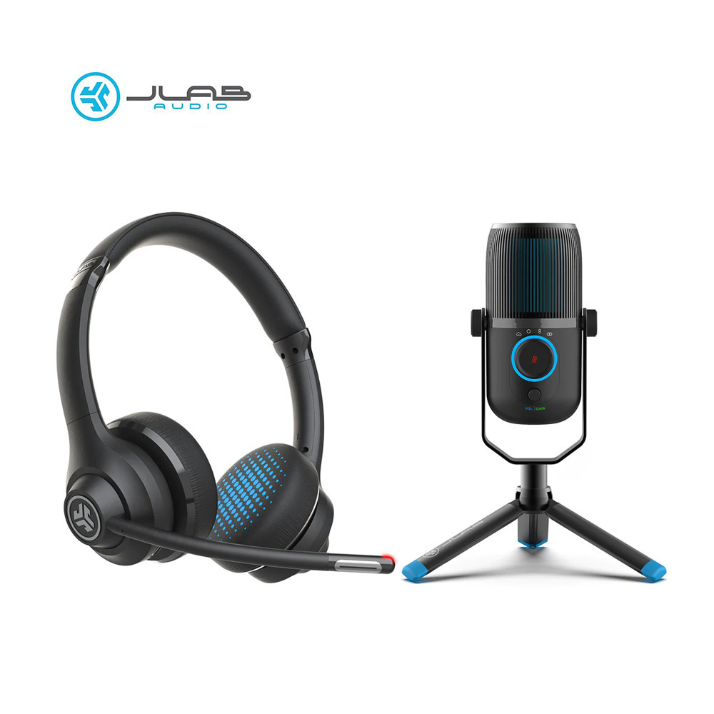 JLab Talk USB Microphone X Headphone Wireless Go Work Bundle Set ชุด ...