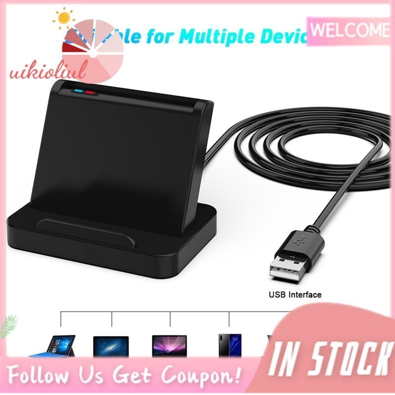 {Uikioliu } เครื่องอ่านการ์ดอัจฉริยะ USB CAC IC ATM อ่านซิมการ์ด USB ...