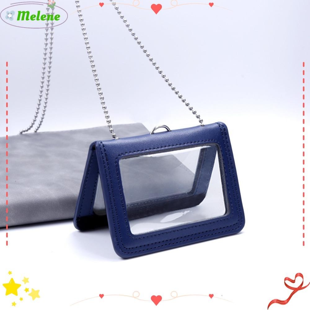 Melene กระเป๋าใส่บัตรเครดิต หนังวัวแท้ แบบใส พร้อมเชือกแขวน ทนทาน ...
