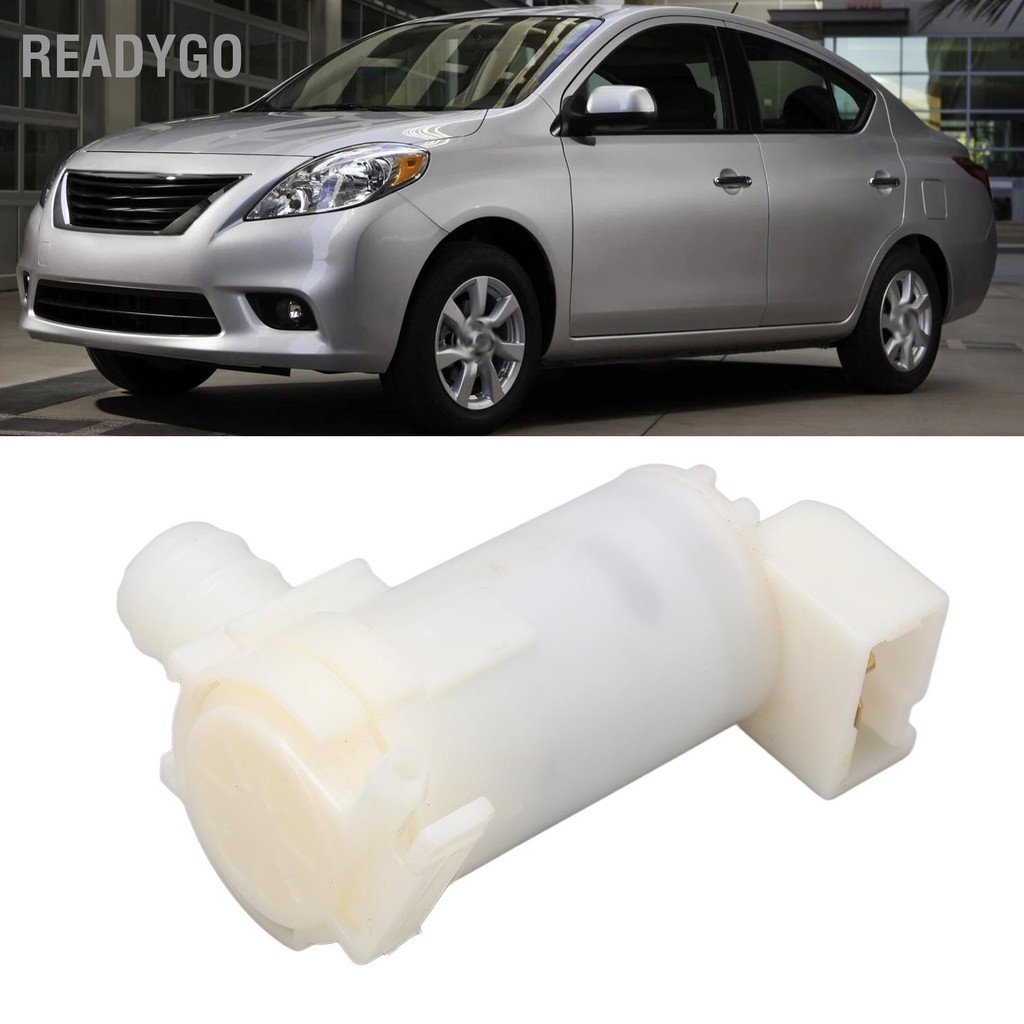 ReadyGo ปั๊มน้ำเครื่องซักผ้ากระจกรถยนต์สีขาว 28920-50Y00 สำหรับ Nissan ...