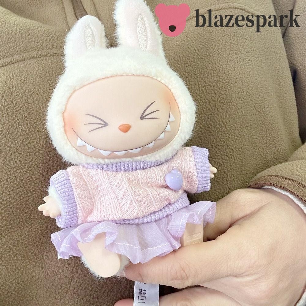Blazespark 1 ชุดนั่ง Party Labubu ตุ๊กตาเสื้อผ้า, ชุดเปลี่ยน Labubu II ชุดตุ๊กตา, Trim ชุด DIY ...