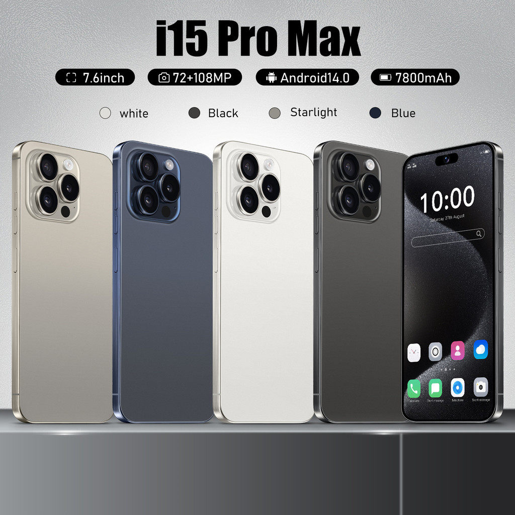 I15 Pro Max โทรศัพท์มือถือ 3+32G 6.8 incell หน้าจอ 4G โทรศัพท์ Android ...