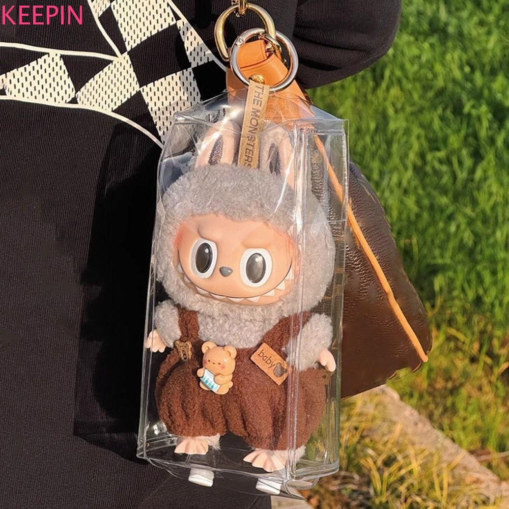 Keepin Labubu Time Display กระเป๋า,พวงกุญแจมุก Thicken Labubu Time ...