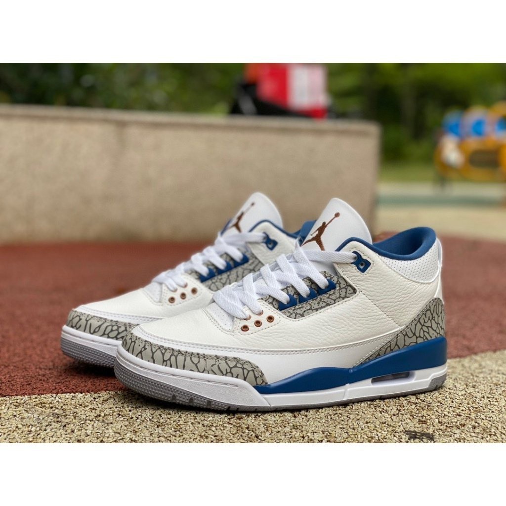 AZ9W Super value Air Jordan 3 Retro "Wizards" รองเท้าผ้าใบผู้ชายสีขาว ...