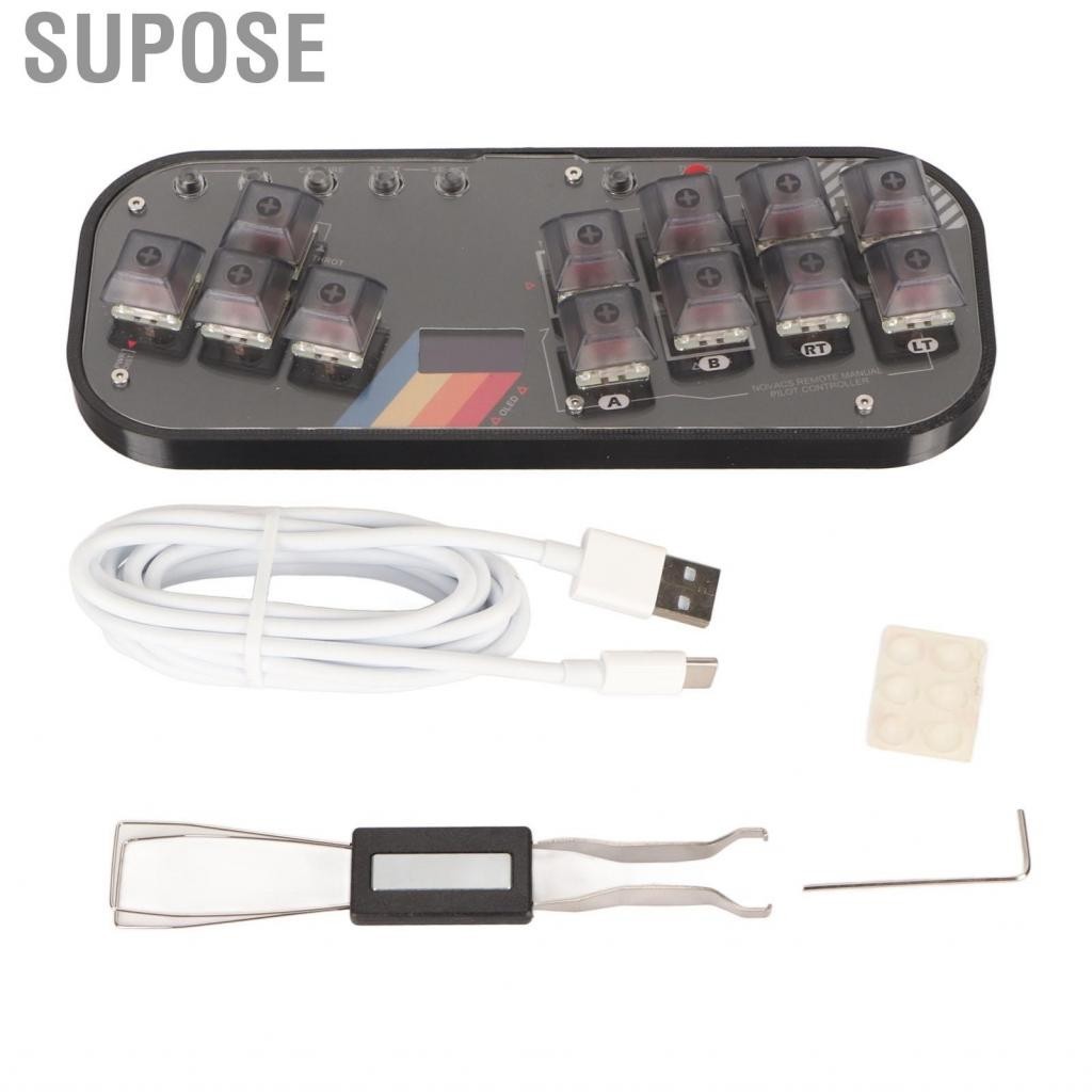 Supose คีย์บอร์ดสำหรับ Hitbox Mini Fighting Game Controller SOCD Arcade ...
