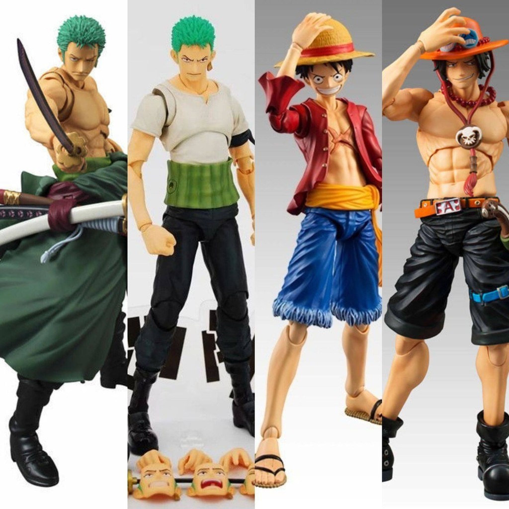 แอ็คชั่นฟิกเกอร์ One Piece Zoro Luffy Ace Figma action figure VAH ...