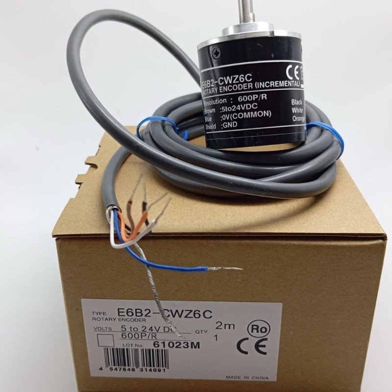 แท้ E6B2-CWZ6C 600P/R ROTARY ENCODER E6B2-CWZ6C เอ็นโค้ดเดอร์โรตารี่ 5 ...