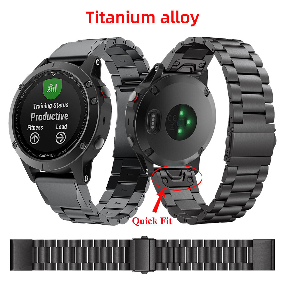 สายนาฬิกาข้อมือ โลหะผสมไทเทเนียม น้ําหนักเบา 20 มม. สําหรับ Garmin ...
