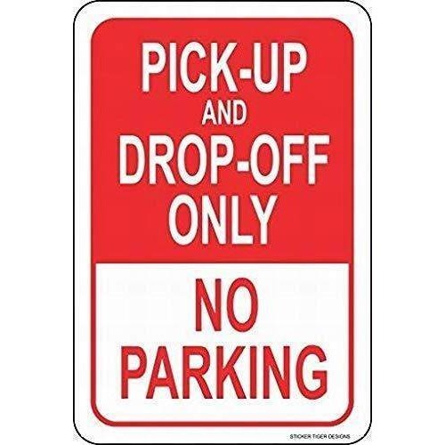 โปสเตอร์โลหะ รูป Pick Up Drop Off Only สไตล์เรโทร สําหรับตกแต่งผนังบ้าน ...