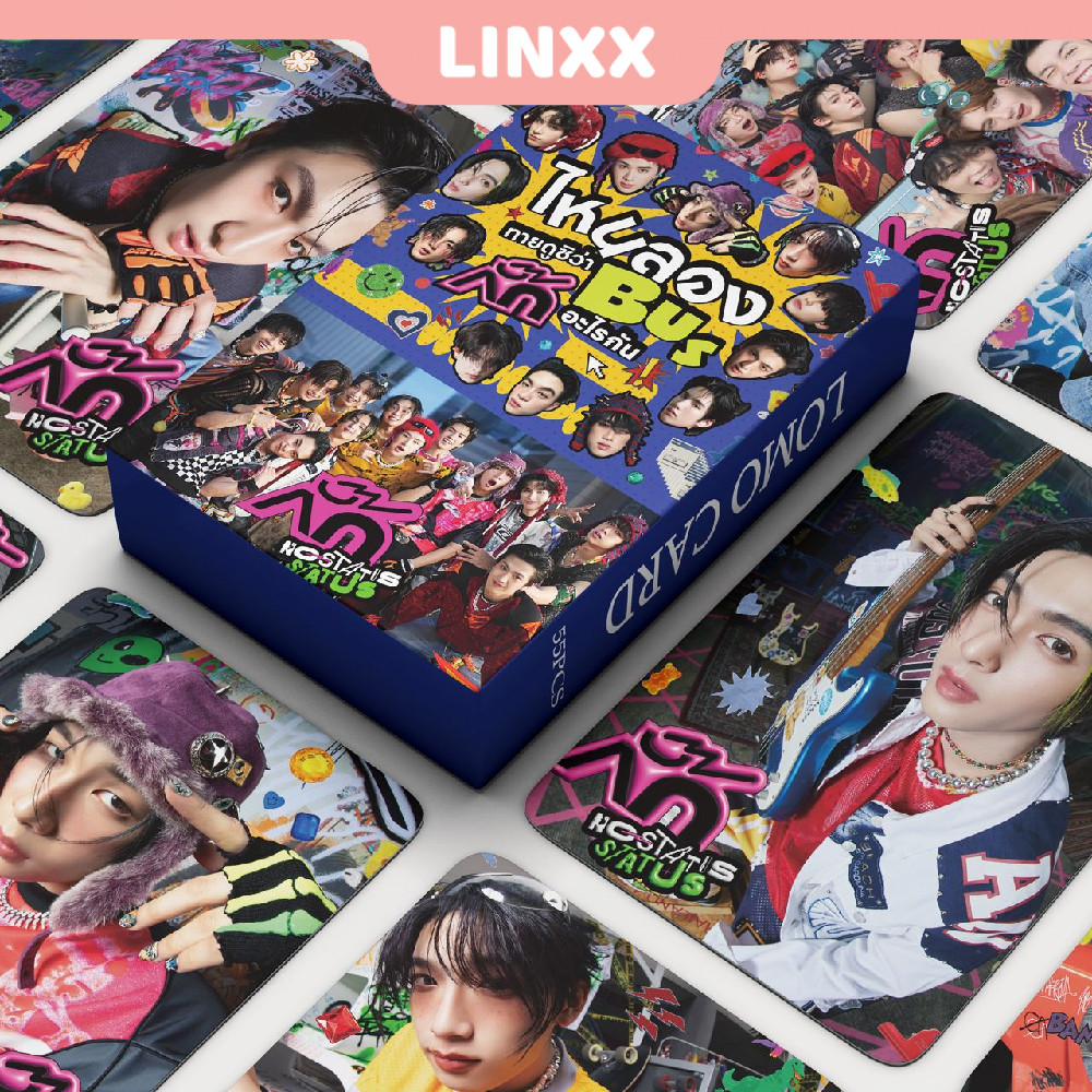Linxx 55 ชิ้น BUS ไม่มี Status Status อัลบั้ม Lomo Card Kpop Photocards ...