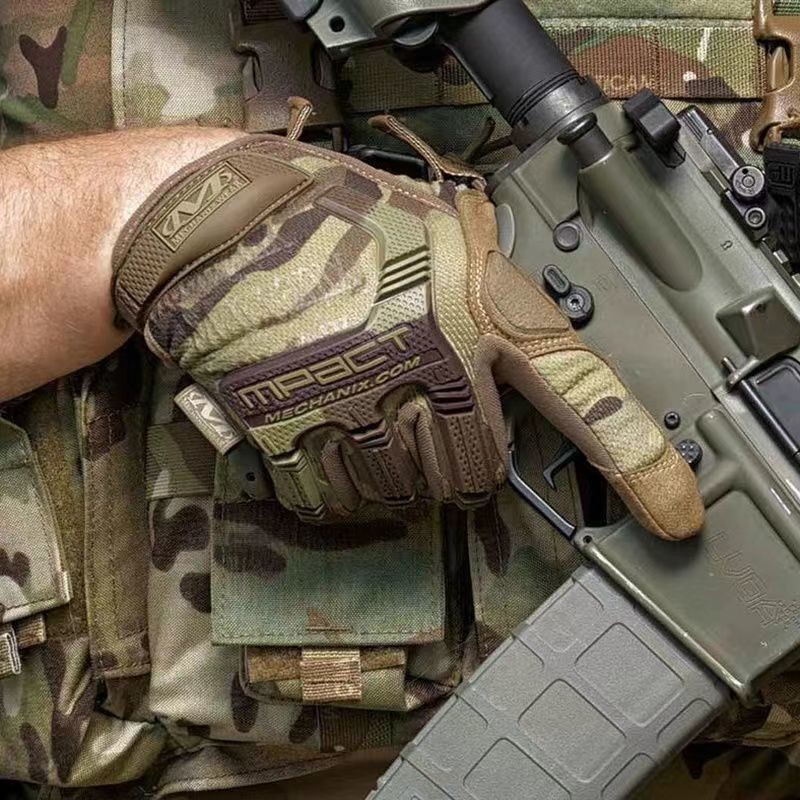 ถุงมือยุทธวิธี American Super Technician M-PACT ป้องกัน ทนทาน ดูดซับแรง ...