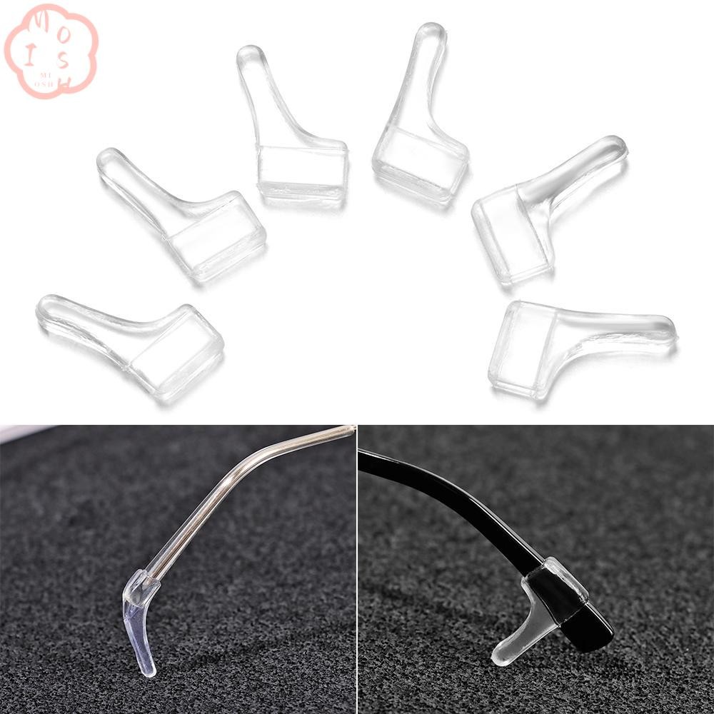 Mioshop 10 คู่หูตะขออุปกรณ์เสริมแก้วที่ใส่แว่นตา Grip ซิลิโคน | Shopee Thailand