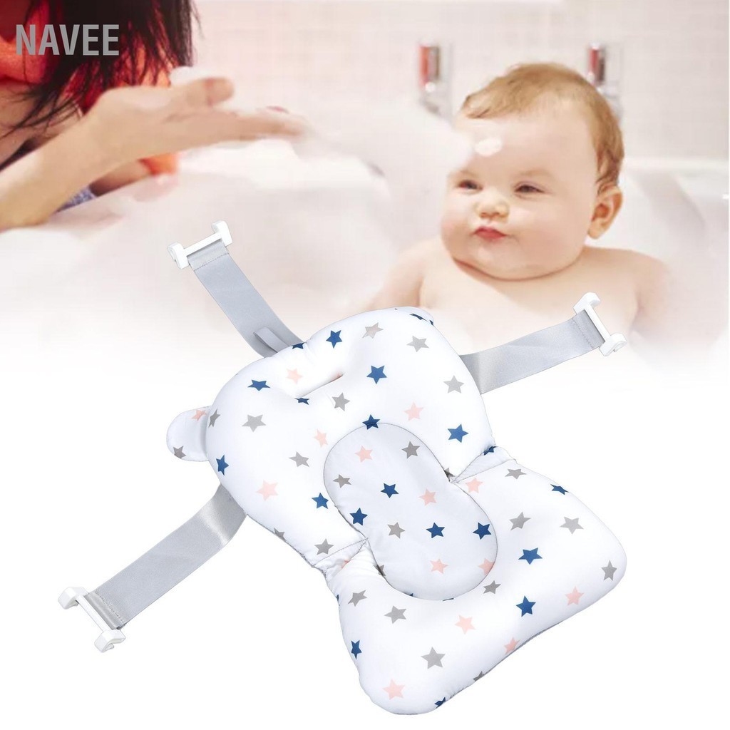NAVEE อ่างอาบน้ำเด็ก MAT Pad น่ารักนุ่ม Breathable ทารกแรกเกิด Bath ...
