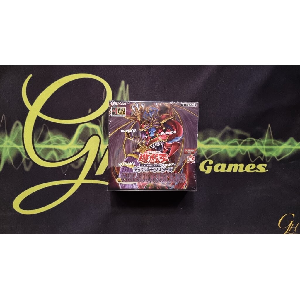 Yugioh [CR03-01BOX-AE] Yu-Gi-Oh's Booster Pack「Creation Pack 03」:Asia English แบบ 1 กล่อง (มีซอง ...