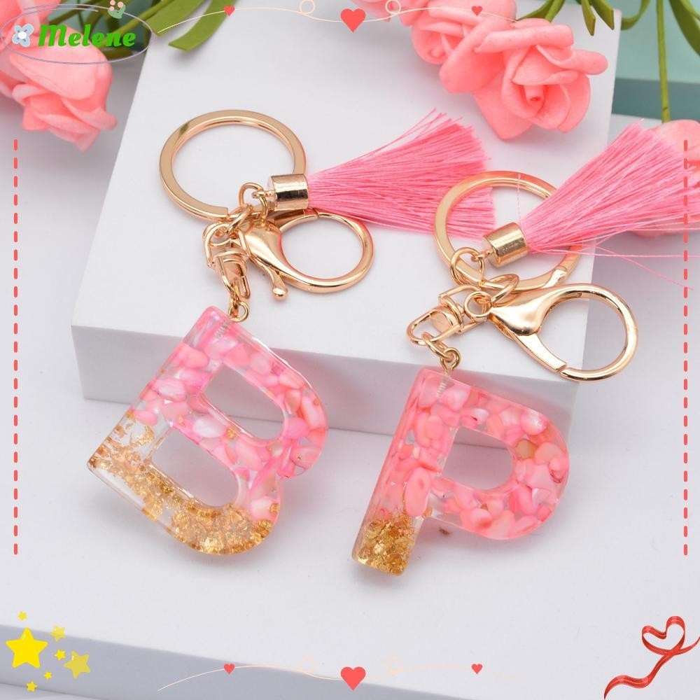 Melene พวงกุญแจ จี้ตัวอักษรน่ารัก เครื่องประดับคู่รัก ของขวัญ สําหรับ ...