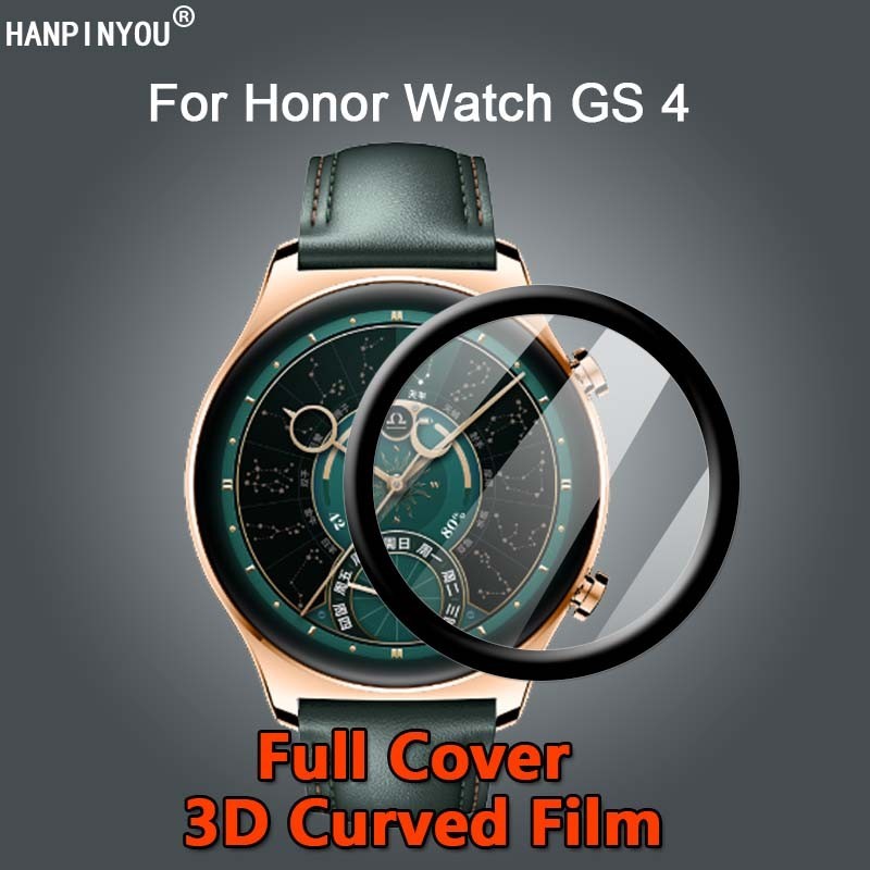 สําหรับ Honor Watch GS4 GS 4 SmartWatch ฝาครอบแบบเต็ม HD ชุบใส PET PMMA ...