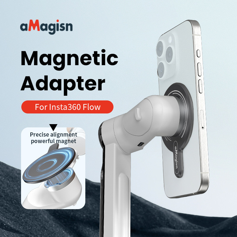 Amagisn สำหรับ Insta360 Flow Gimbal Magnetic Mount MagSafe อุปกรณ์เสริม ...